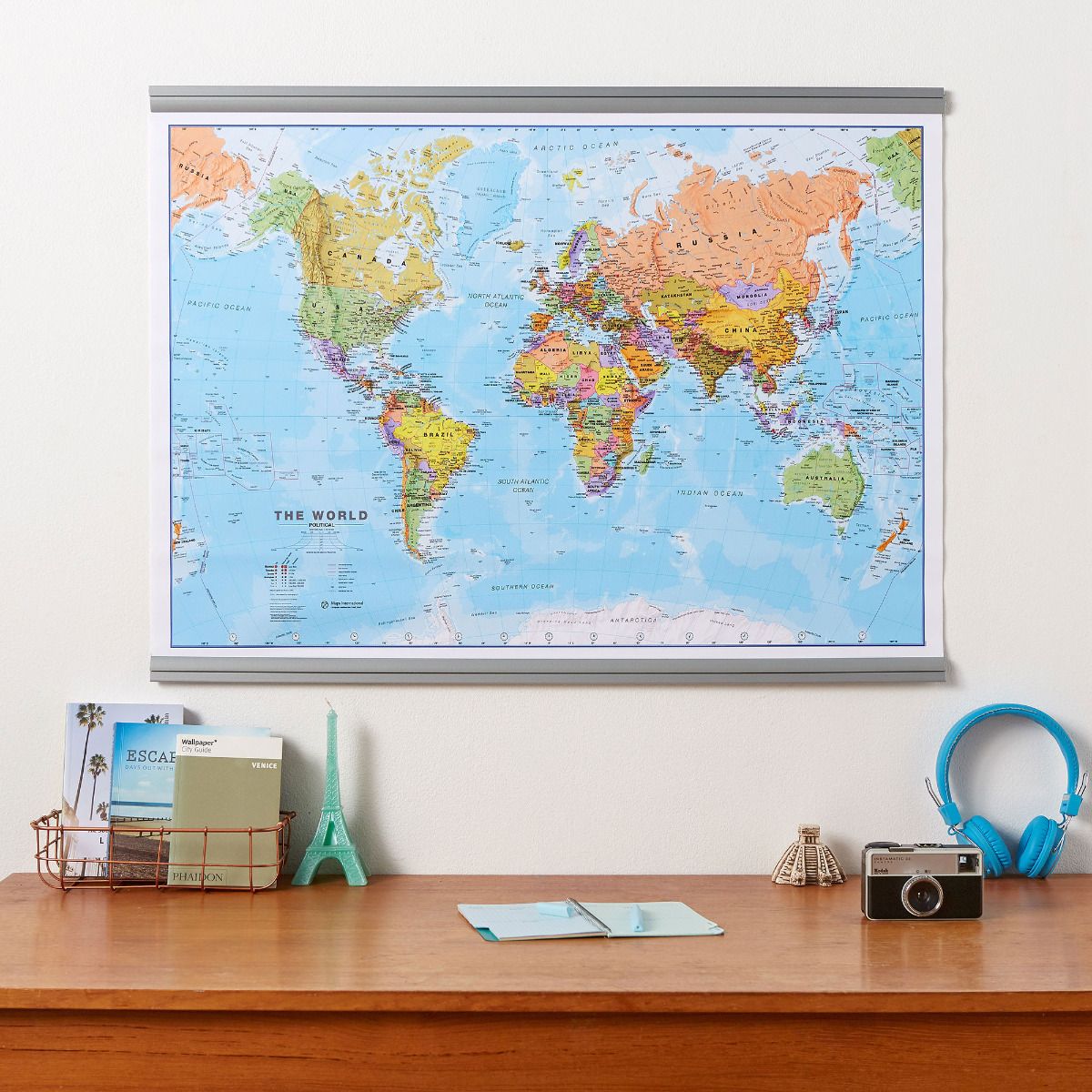 Large Executive World Wall Map Political Laminated Images Large Executive World Wall Map Political Laminated Images